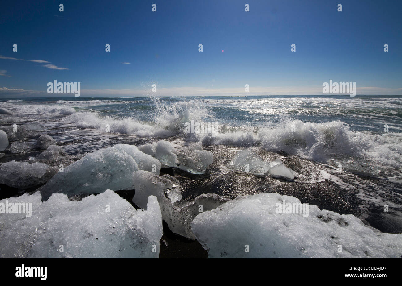 Ice on the beach hi-res stock photography and images - Alamy