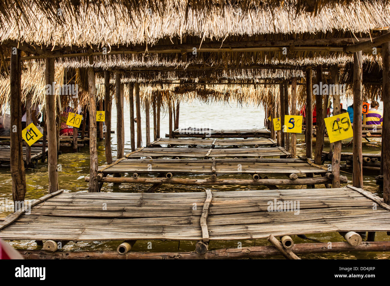 The Bamboo raft Stock Photo - Alamy