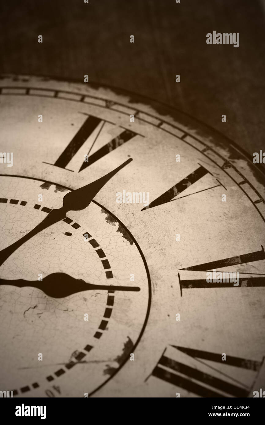 picture of an old and vintage clock Stock Photo - Alamy