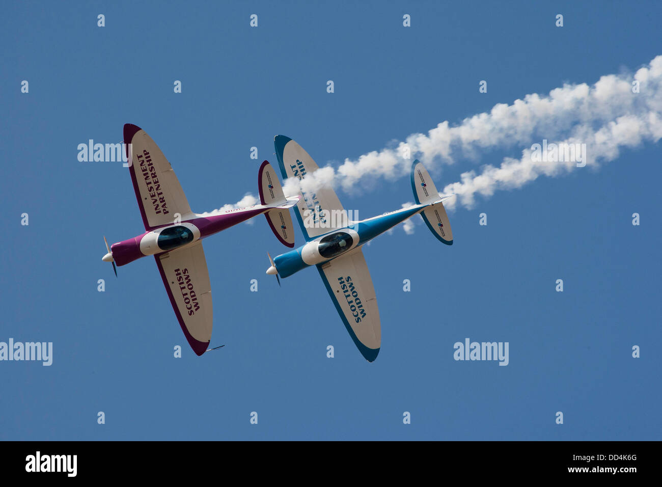 Little Gransden, Cambs, UK. 25th August 2013. The SWIP aerobatic team ...