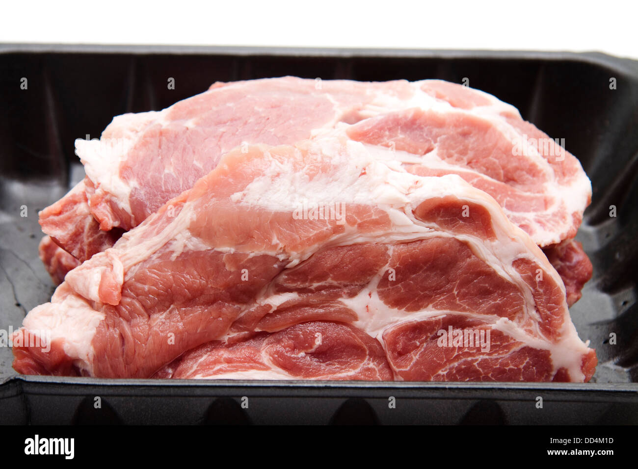 Neck cutlet in packaging Stock Photo - Alamy