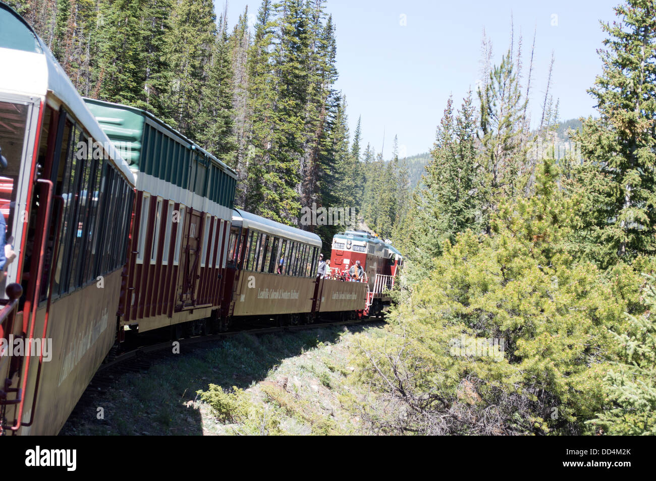 The scenic Leadville colorado railroad, out of Leadville, Colorado USA ...