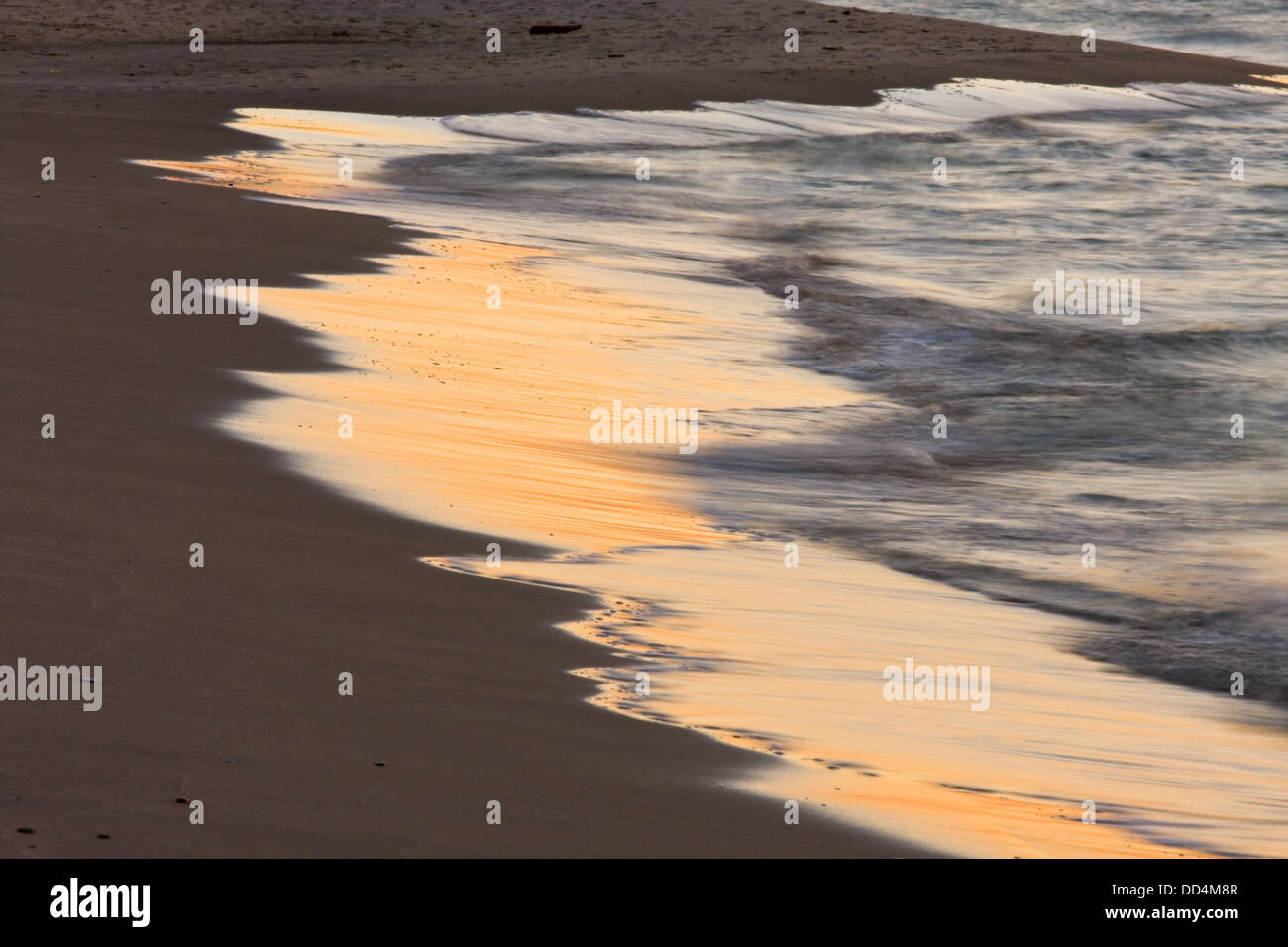 Closeup sunset beach scenery hi-res stock photography and images - Alamy