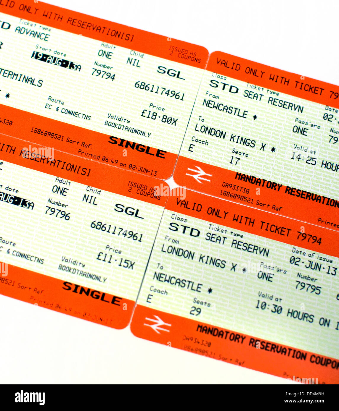 London kings cross to newcastle journey hi-res stock photography and ...