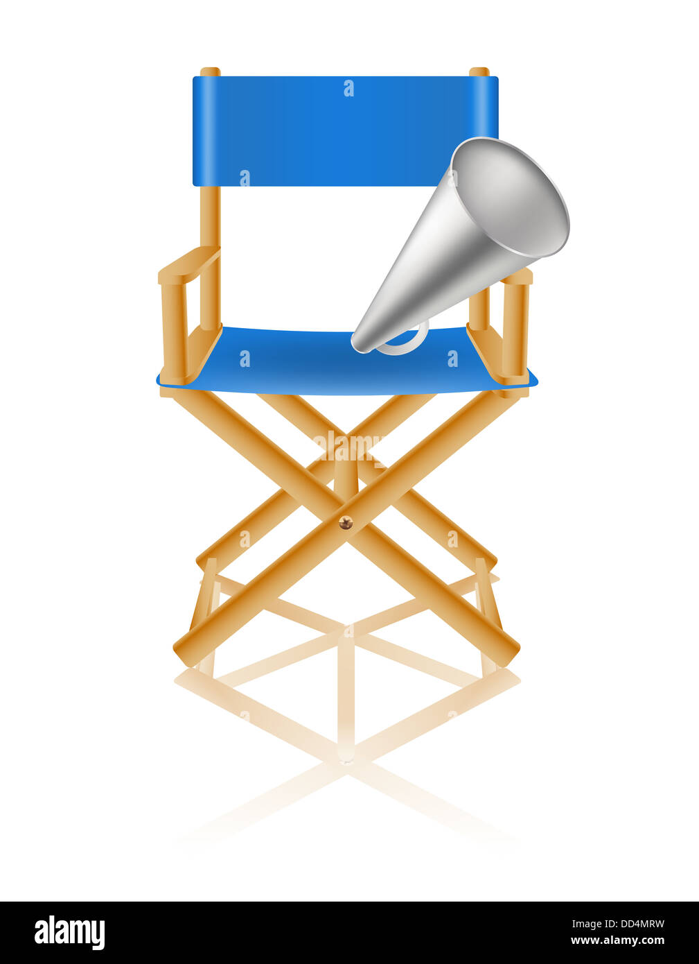 Camera movie vintage chair Cut Out Stock Images & Pictures - Alamy