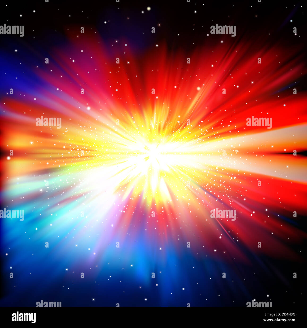 abstract nature background with stars and supernova Stock Photo - Alamy