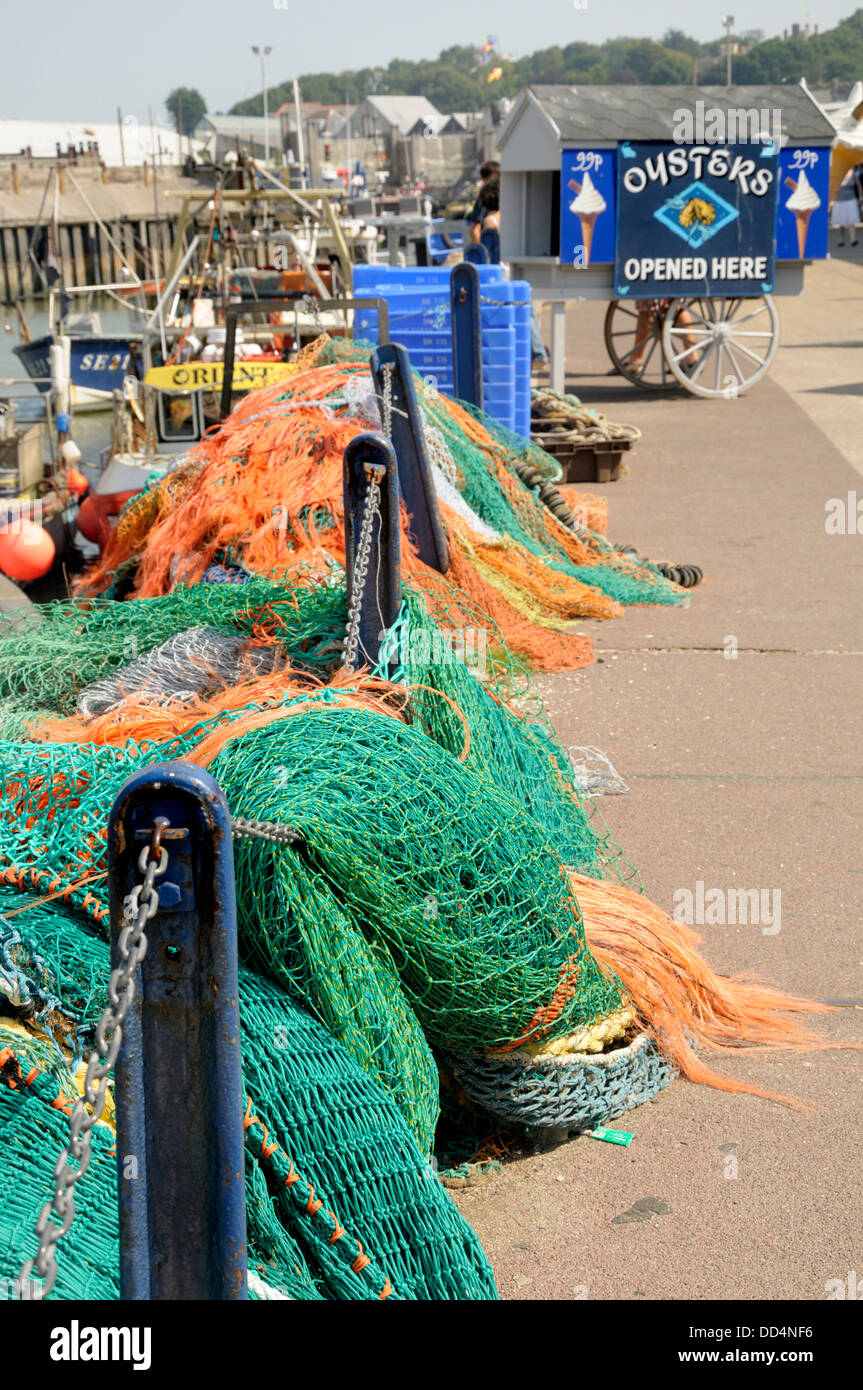 Drying fishing nets hi-res stock photography and images - Alamy