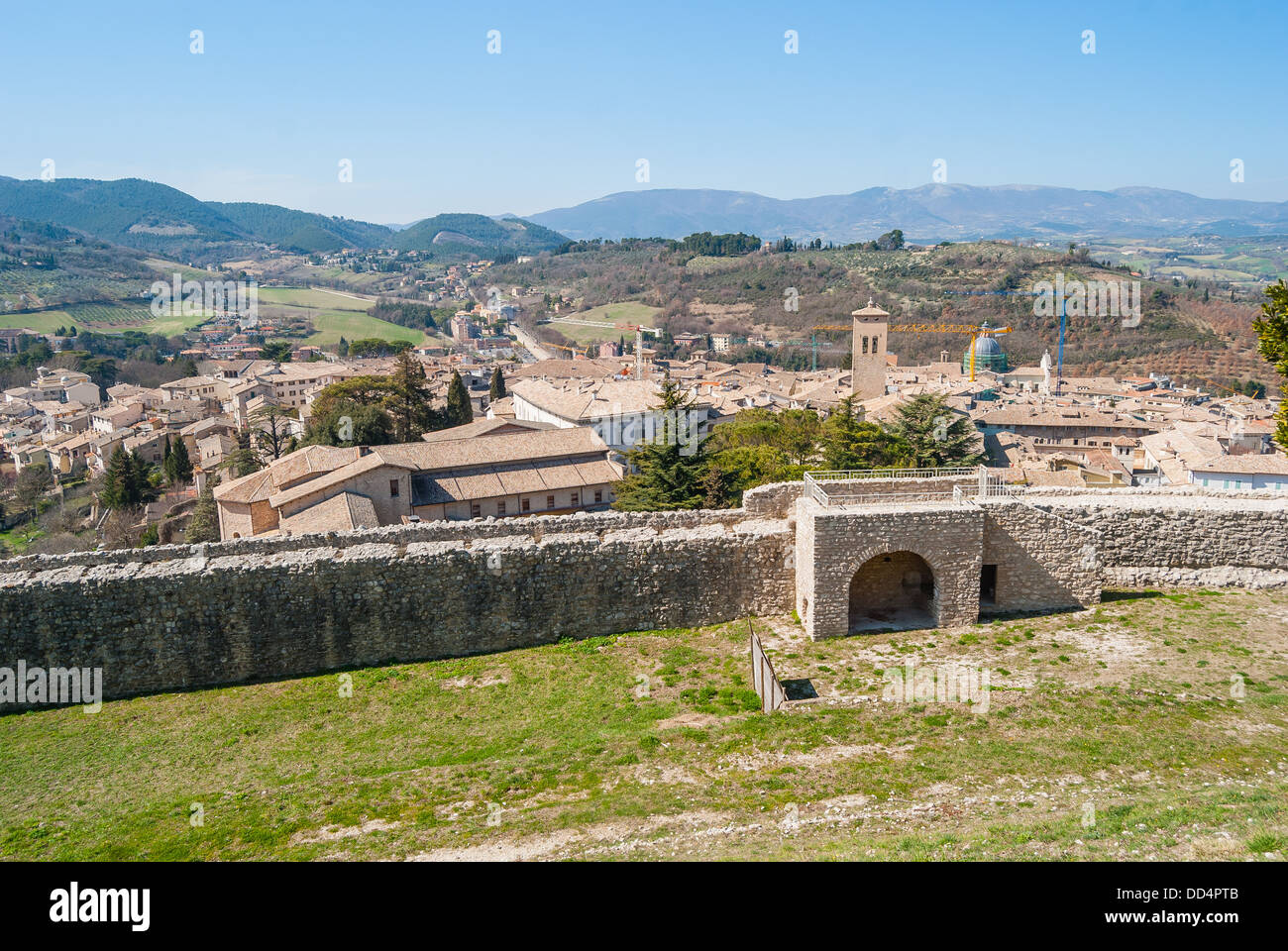 A view of Spoleto's Cathedral. Umbria. Italy Stock Photo - Alamy