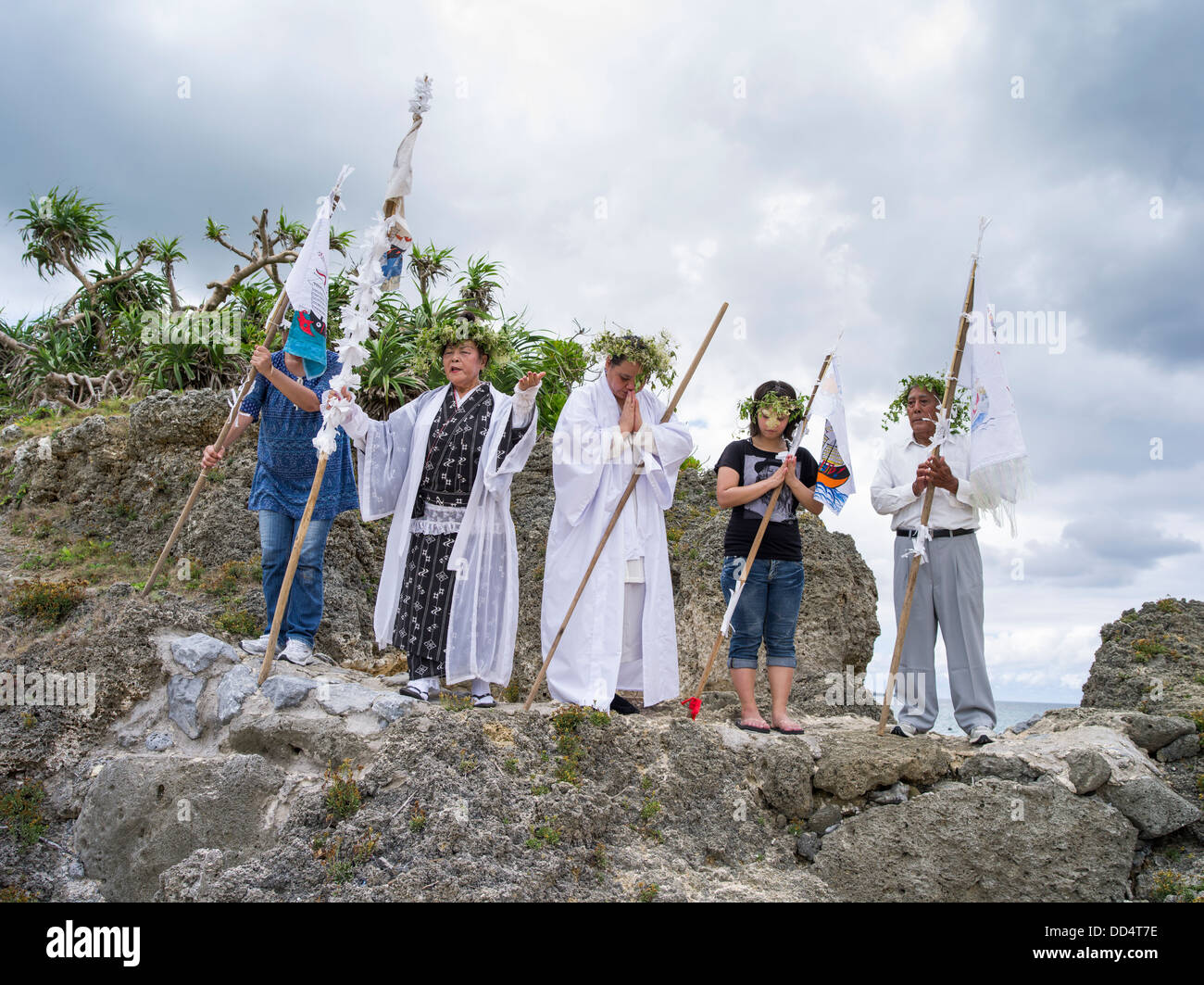 Okinawa religion religious prayers spirit hi-res stock photography and ...