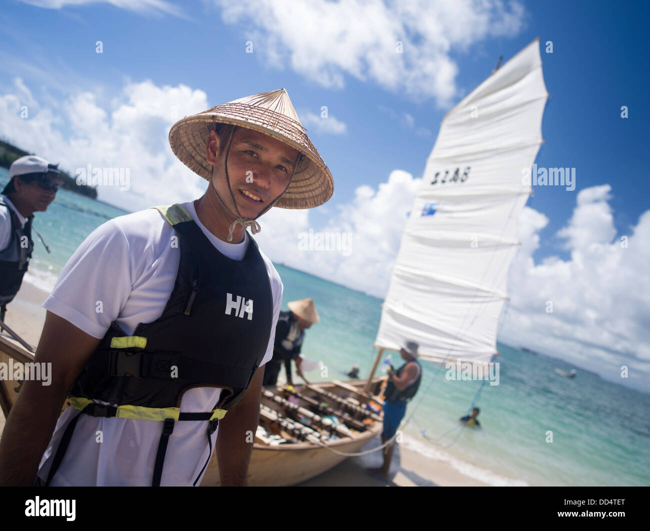 Sabani Boat races, a traditional sail and rowing wooden boat - Ginoza ...