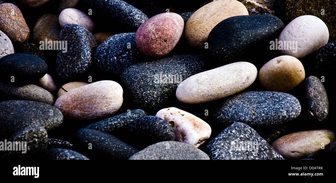 Stones on a beach Stock Photo - Alamy