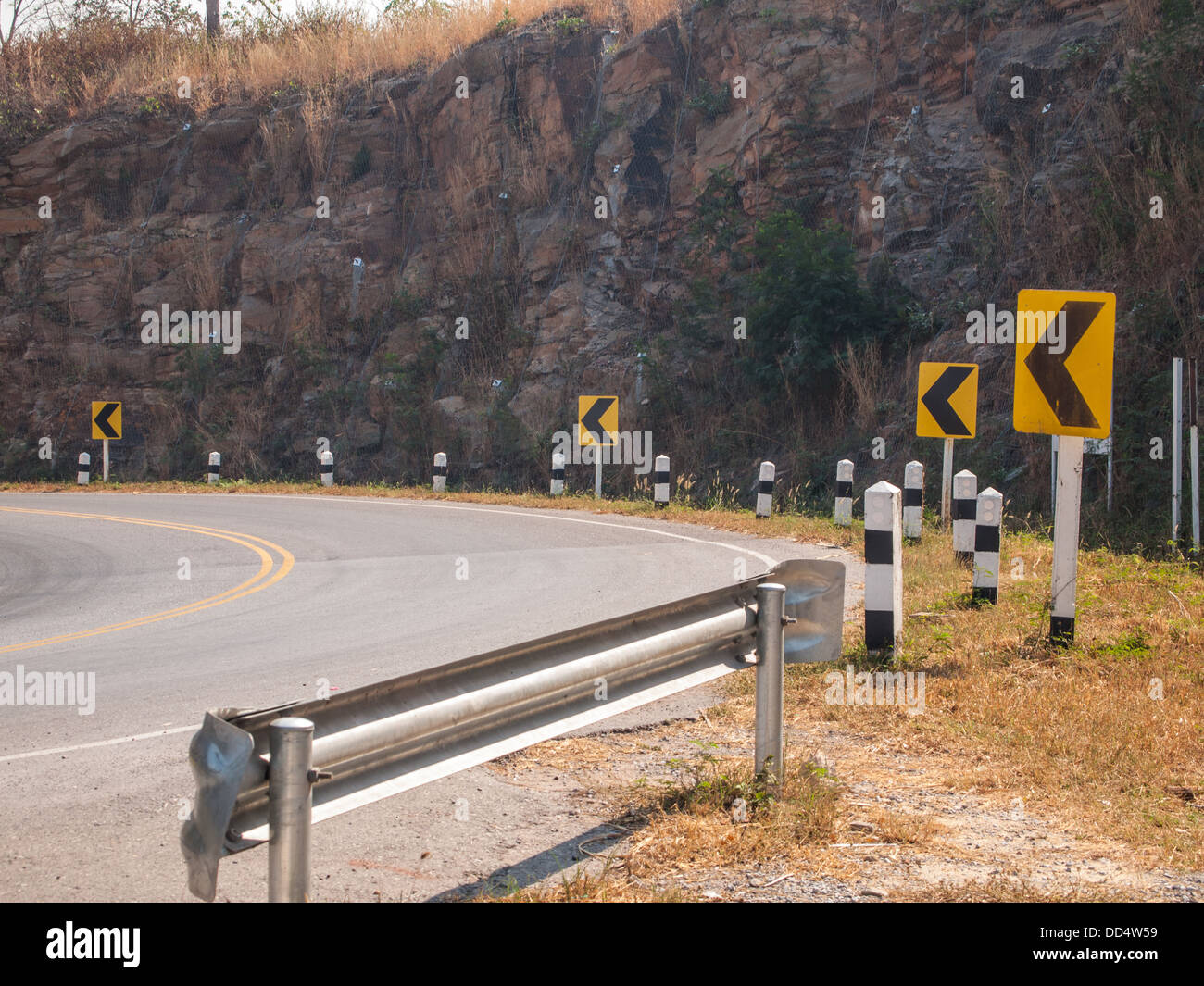 Traffic turning left Stock Photo - Alamy