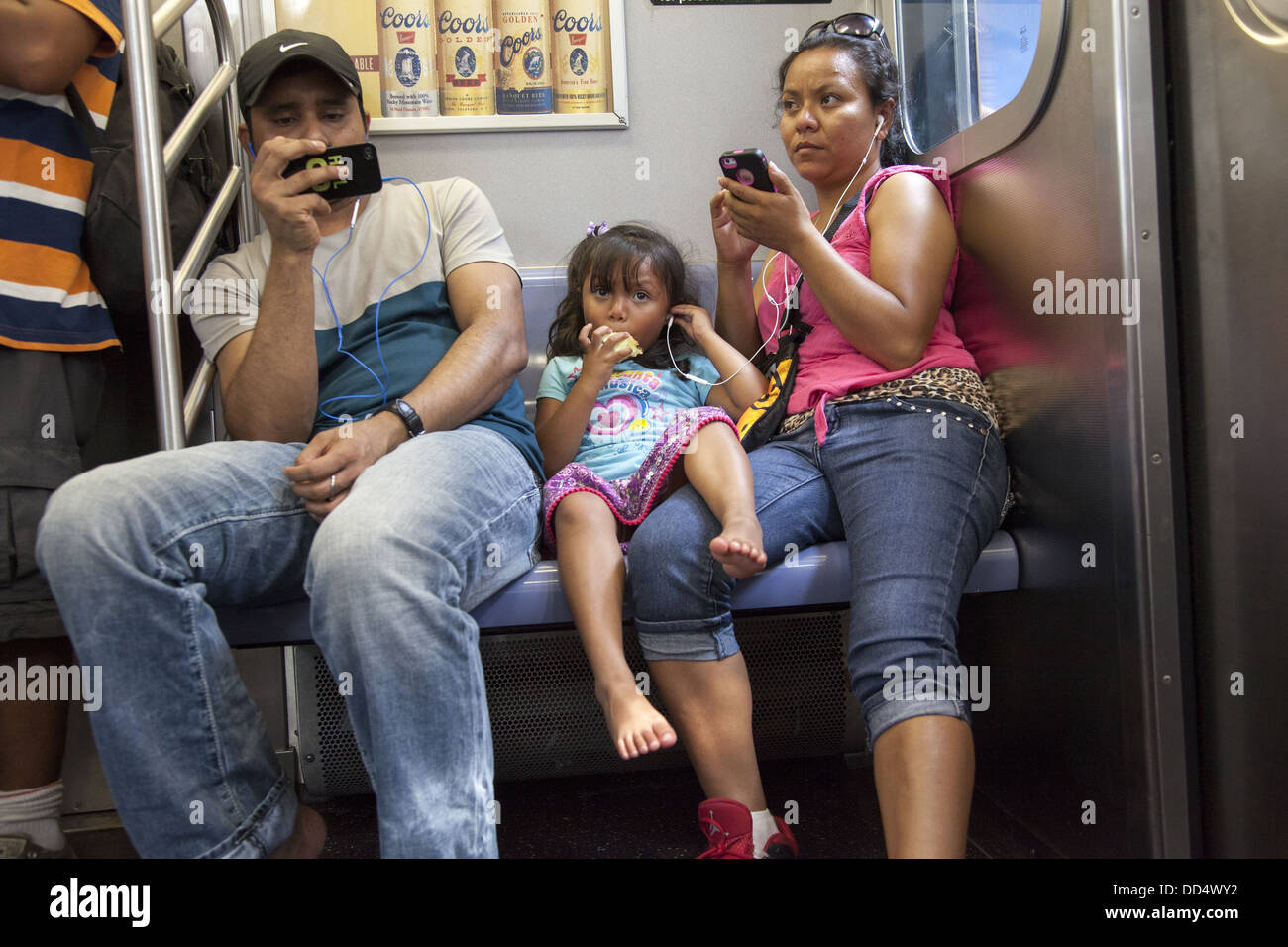 Texting riding train hi-res stock photography and images - Alamy