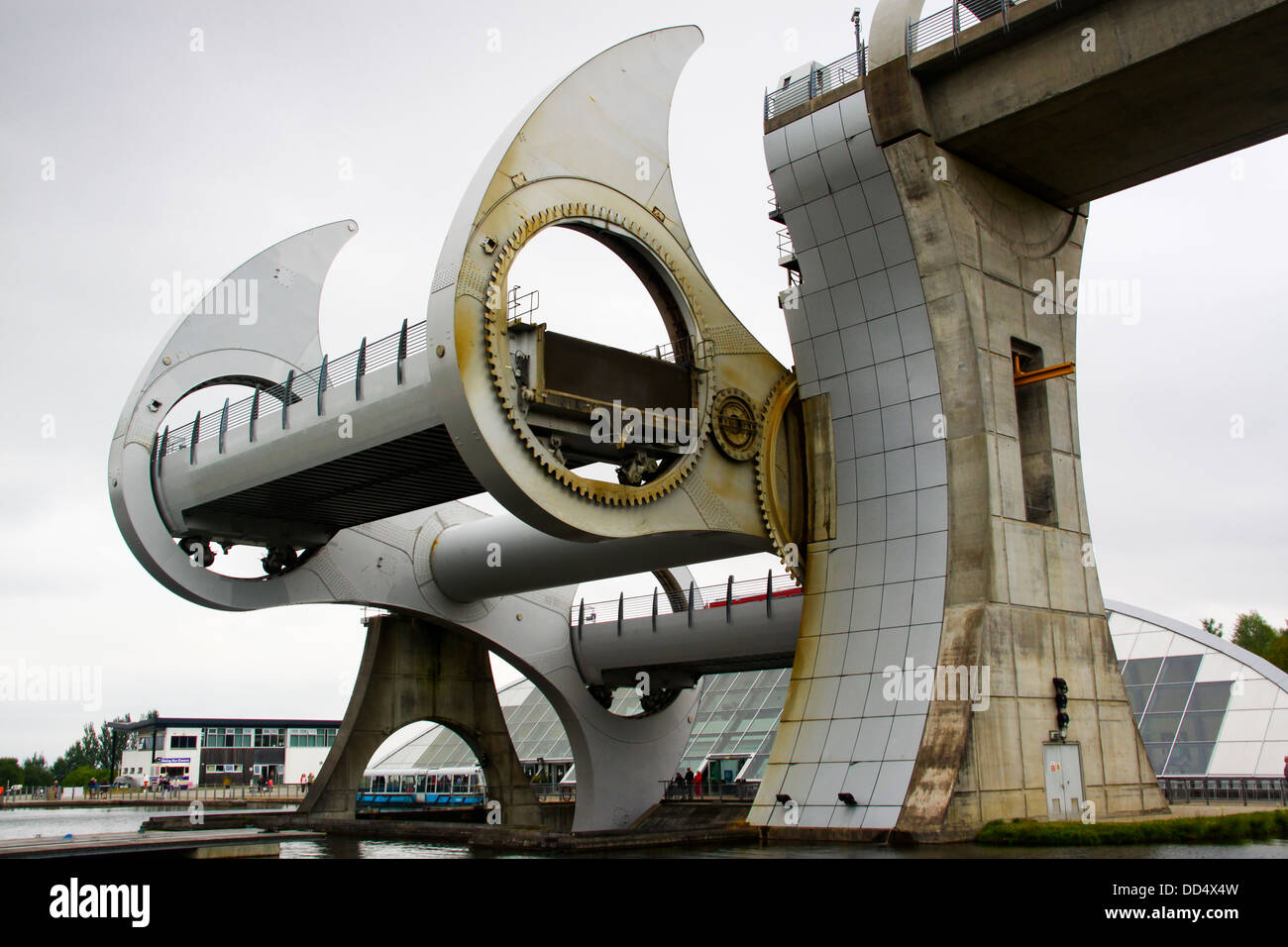 Workings of "Falkirk Wheel Stock Photo - Alamy