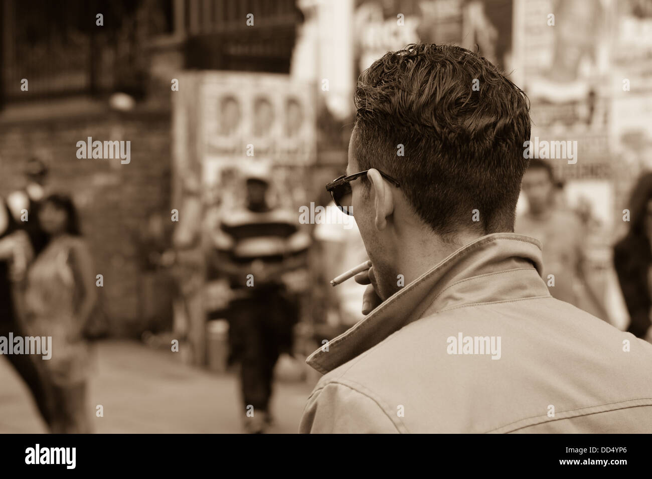 Walking While Smoking High Resolution Stock Photography and Images - Alamy