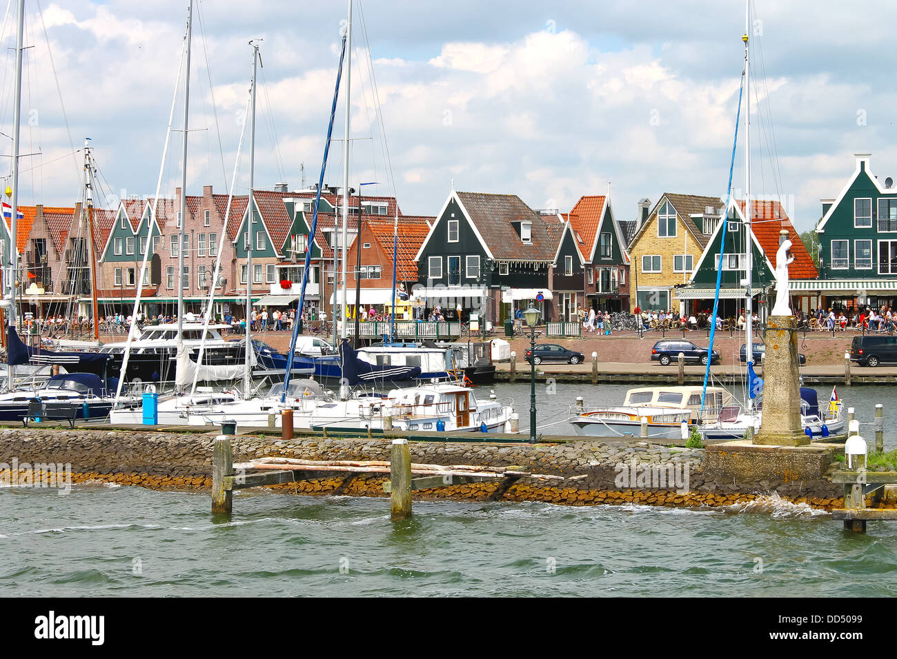 Ships in the port of Volendam. The Netherlands Stock Photo - Alamy