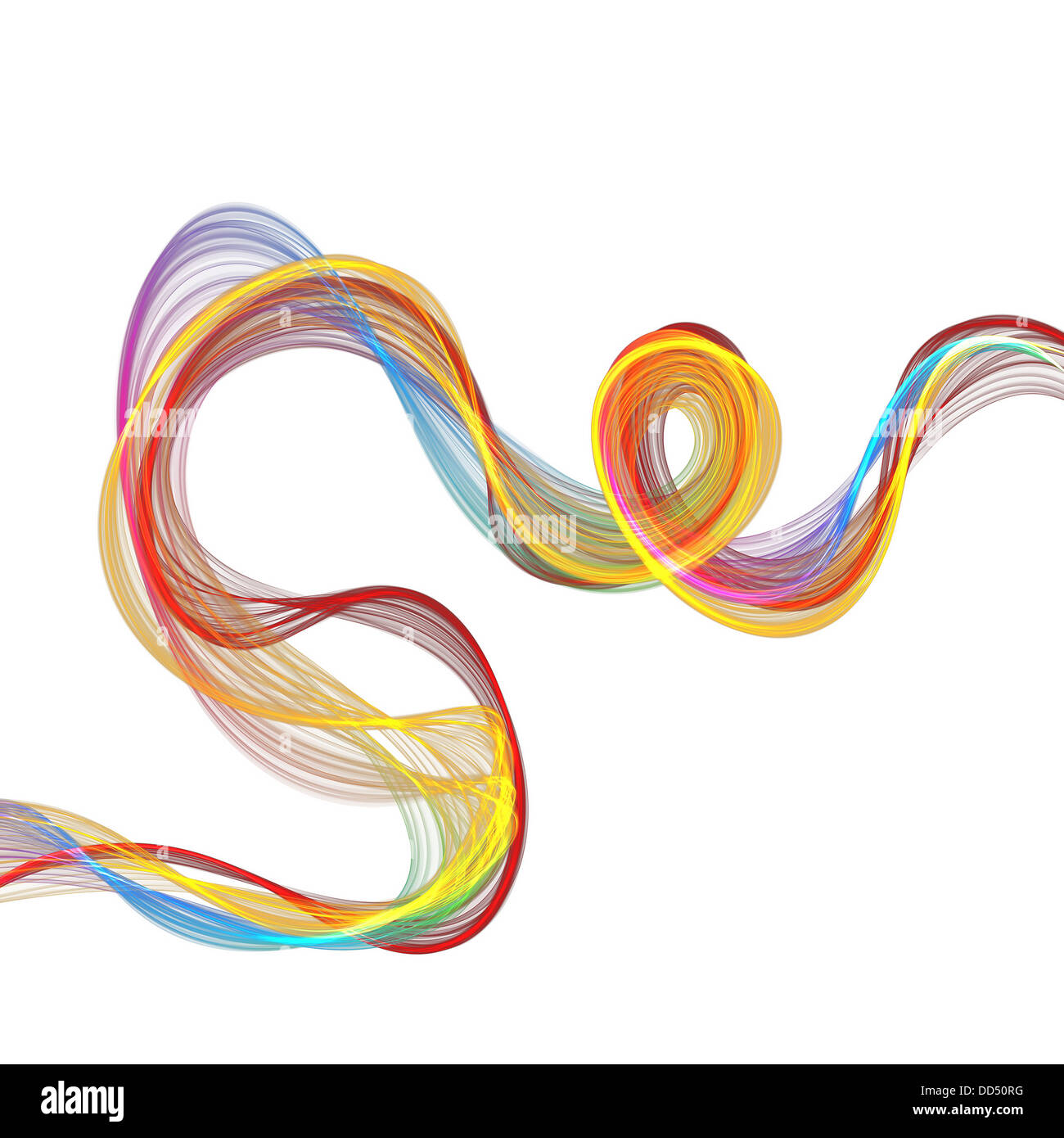 abstract colorful twisted waves Stock Photo - Alamy