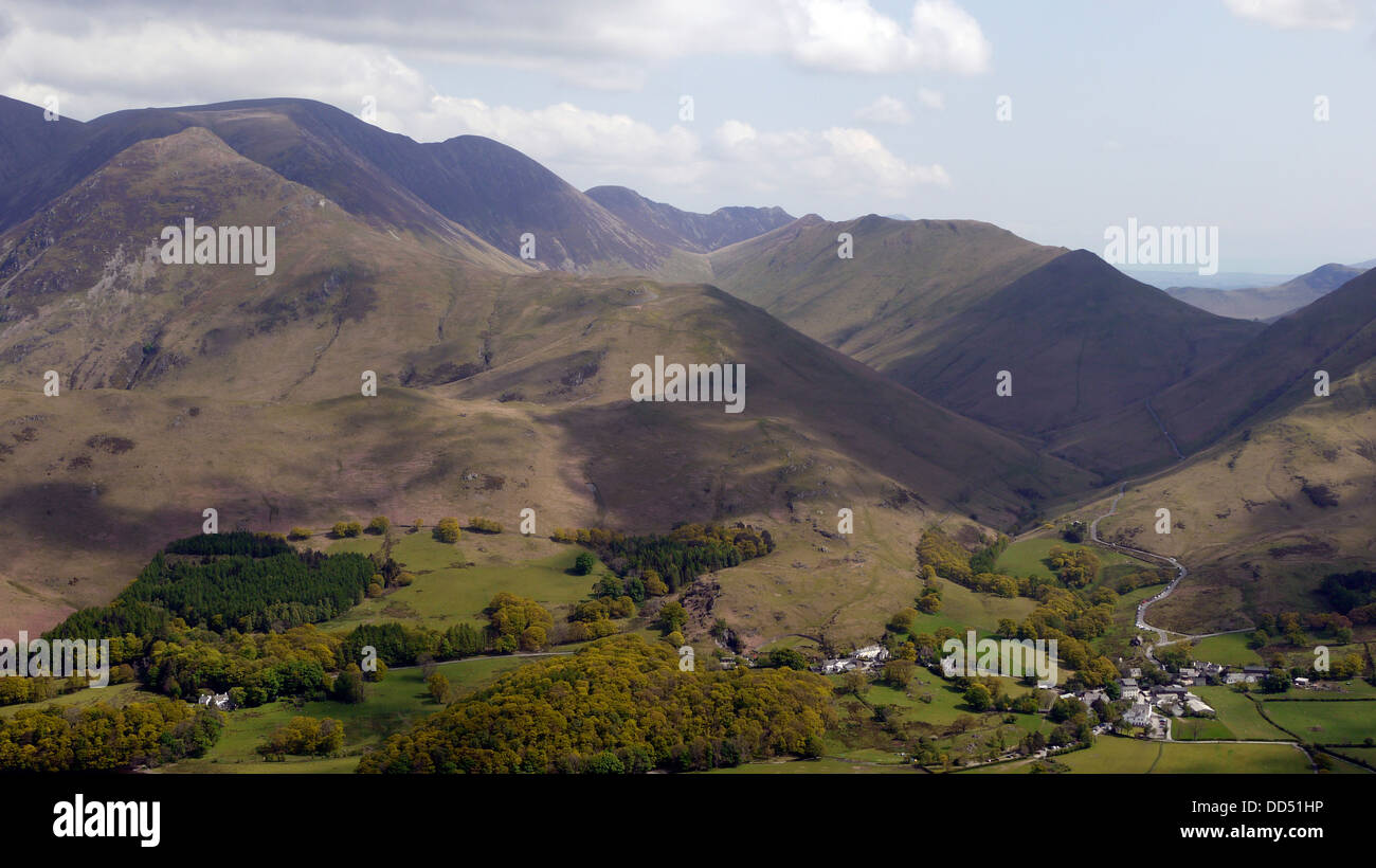 Buttermere village, Buttermere, Lake District, Cumbria, England, UK ...