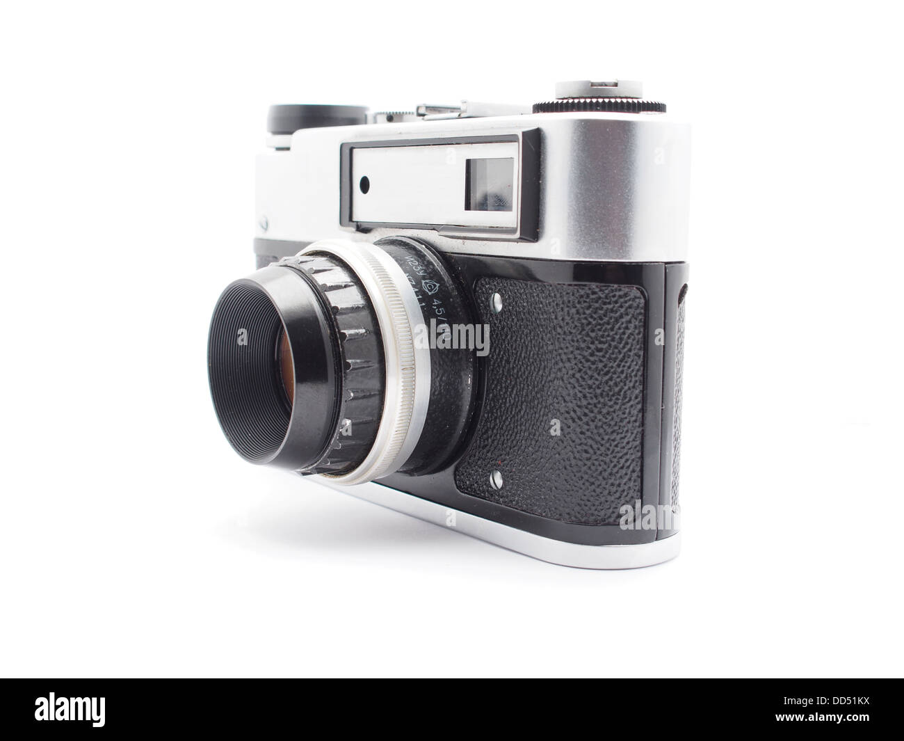Old camera on a white background Stock Photo - Alamy