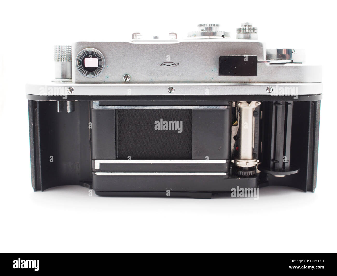 Old camera on a white background Stock Photo - Alamy