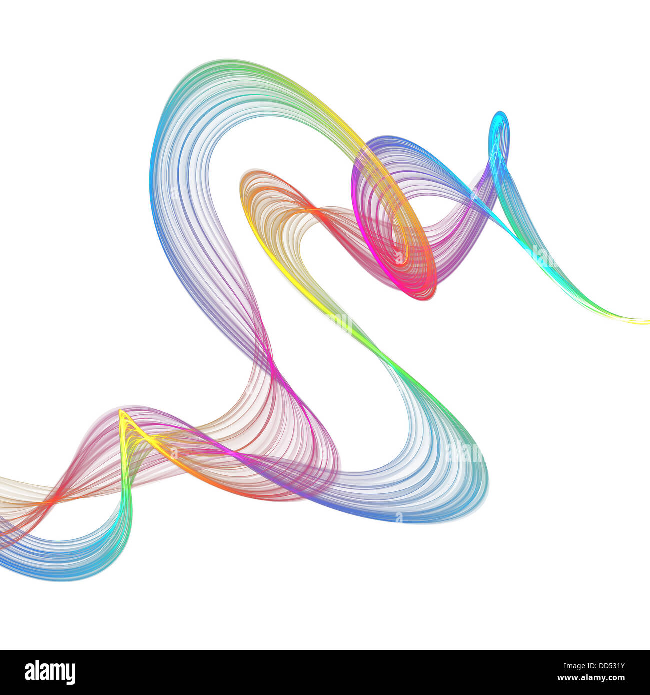 abstract colorful twisted waves Stock Photo - Alamy