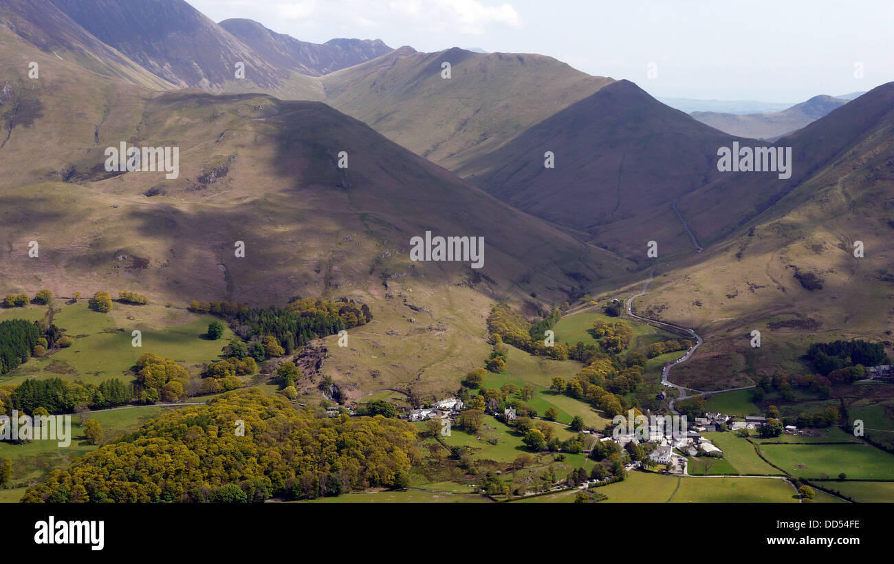 Buttermere village, Buttermere, Lake District, Cumbria, England, UK ...