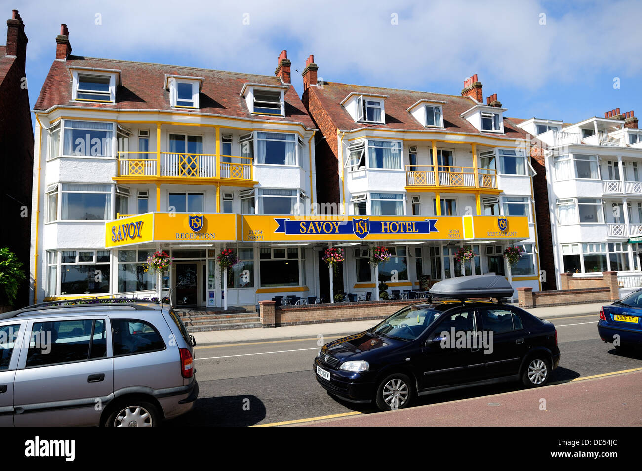 Skegness,Lincolnshire.East Coast Seaside Resort.Savoy Hotel Stock Photo ...