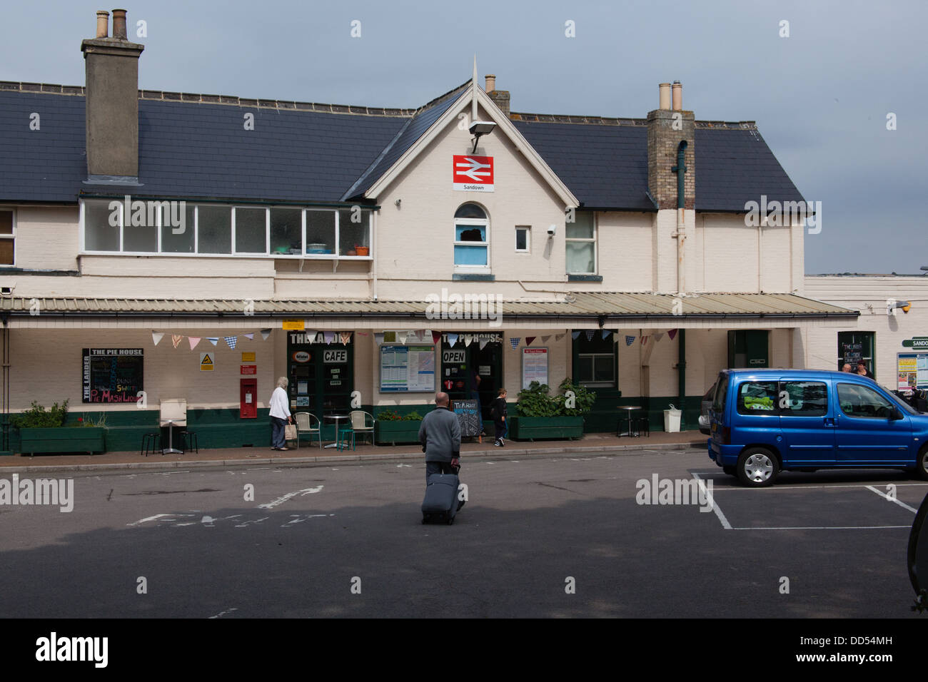 Sandown railway station, Isle of Wight, England, United Kingdom Stock ...