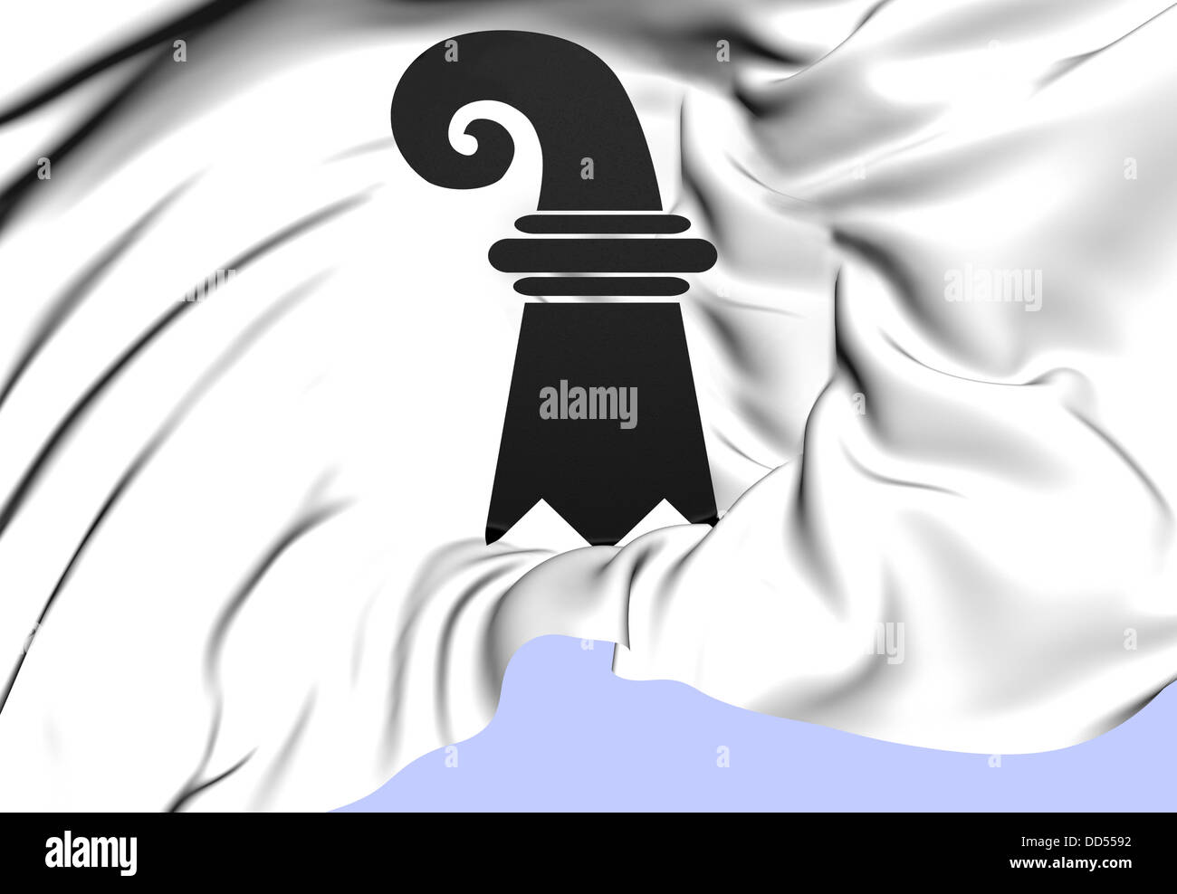 Flag of Basel, Switzerland. Close Up Stock Photo - Alamy