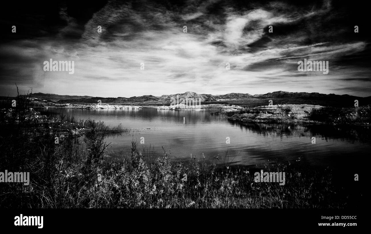 Lake Mead in Mohave County, Arizona and Clark County, Nevada. Formed by ...