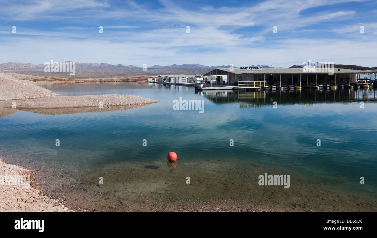 Lake Mead in Mohave County, Arizona and Clark County, Nevada. Formed by ...