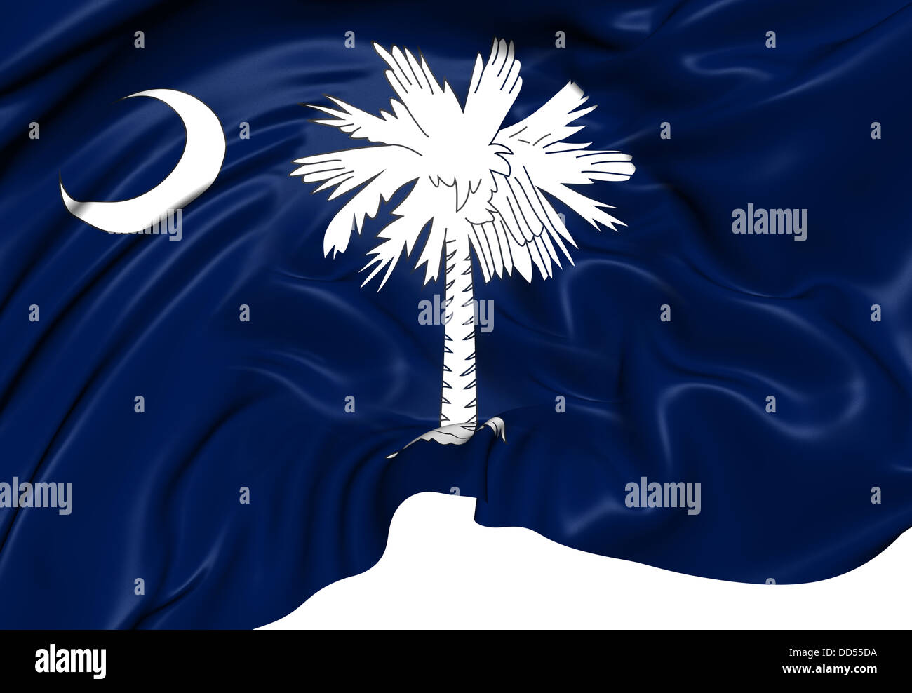 South carolina flag hi-res stock photography and images - Alamy