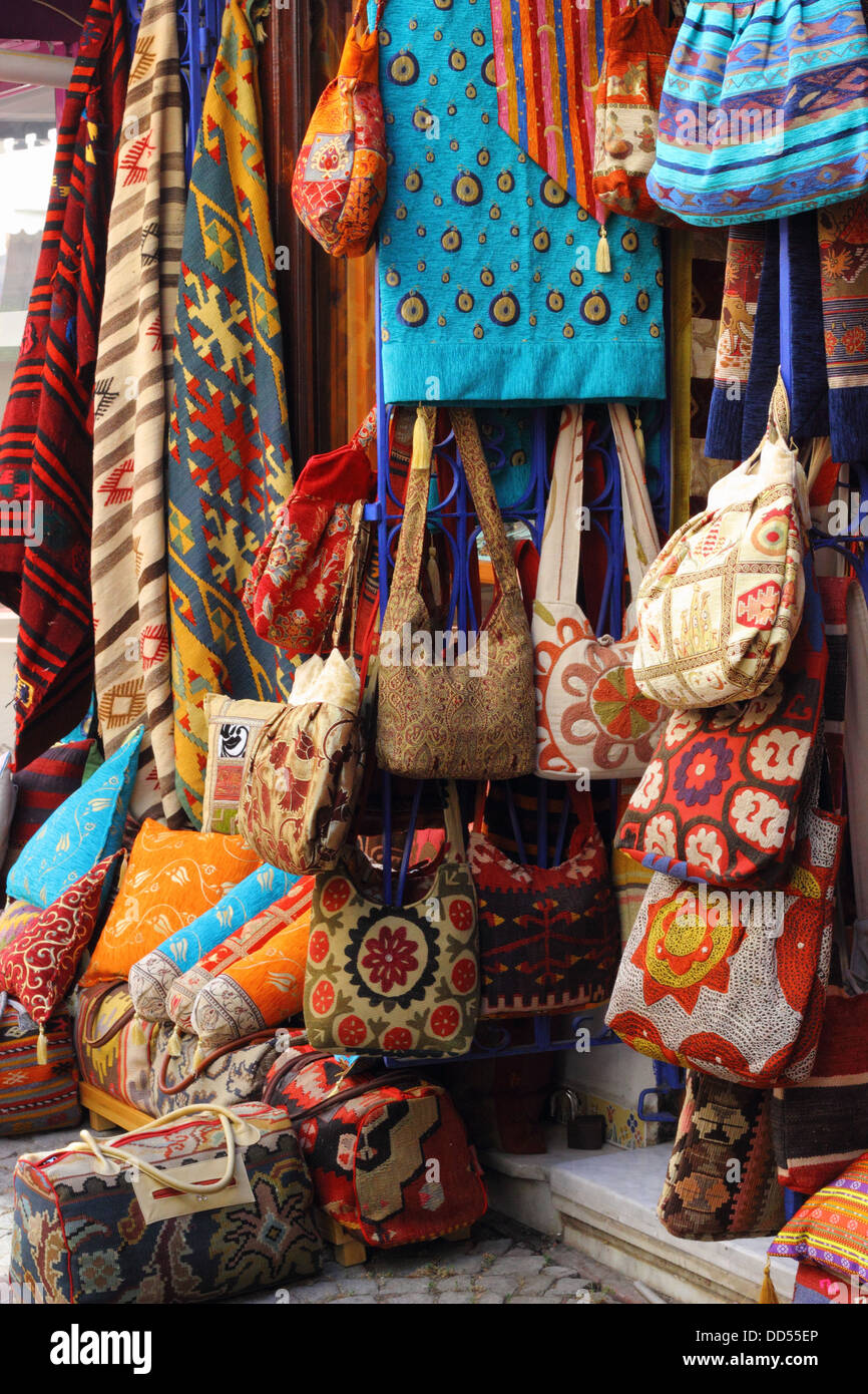 colorful fabrics and textiles Stock Photo - Alamy