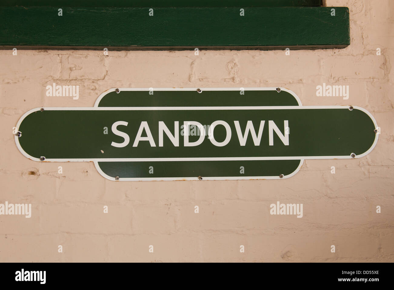 Sandown railway station, Isle of Wight, England, United Kingdom Stock ...