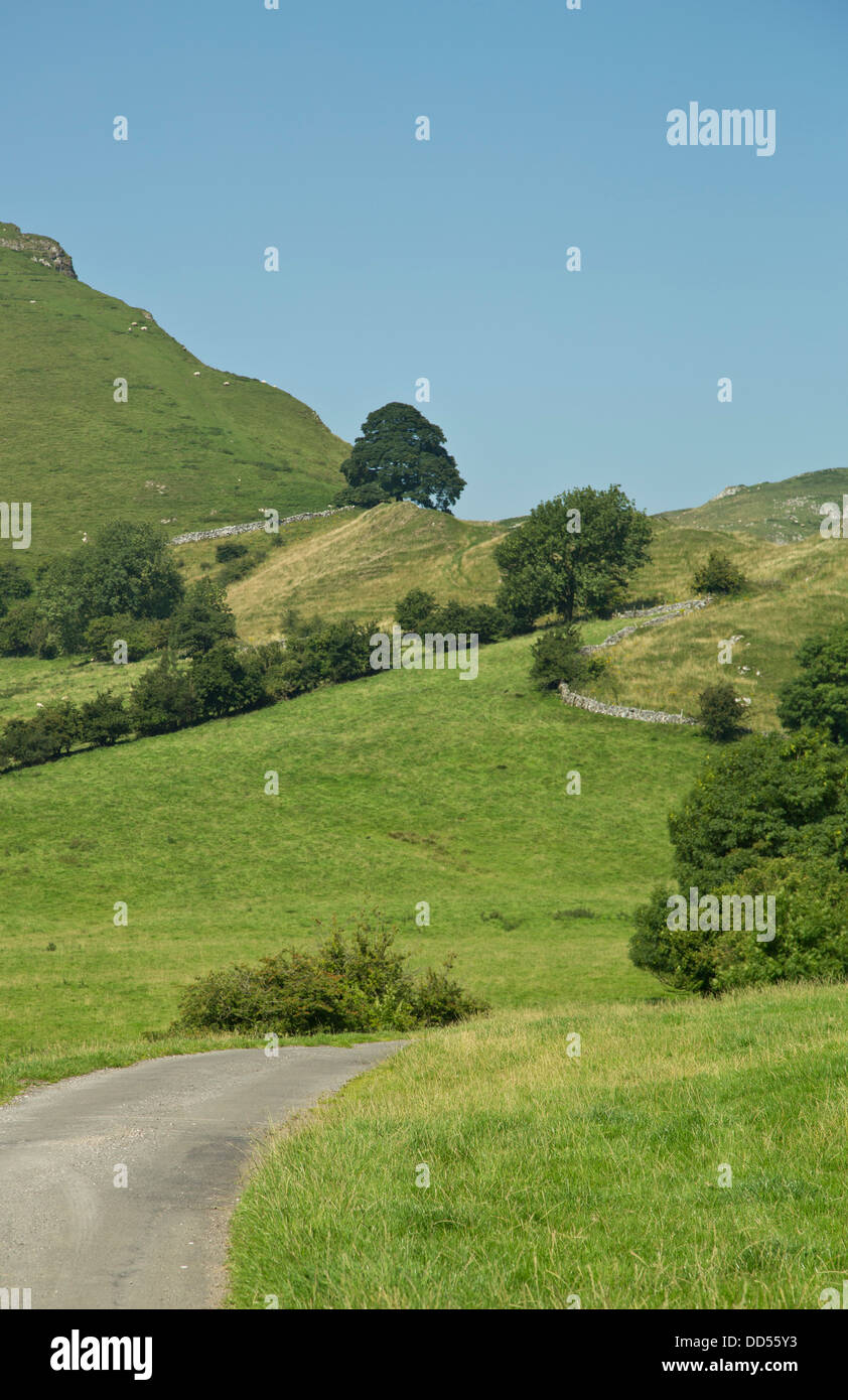 View in the Derbyshire Peak District Stock Photo - Alamy