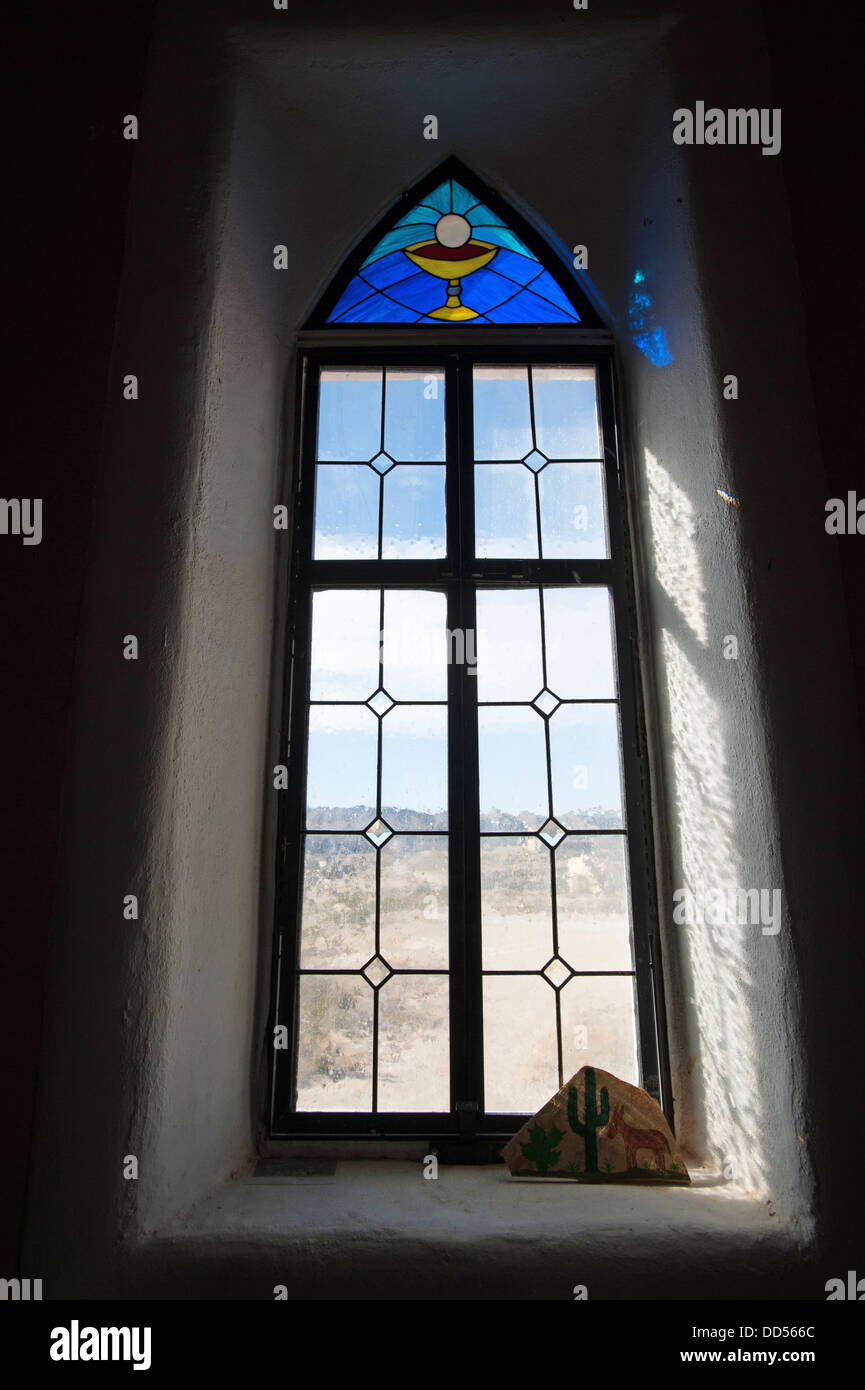 Church, Terlingua Ghost Town, Big Bend National Park, Texas, USA Stock ...