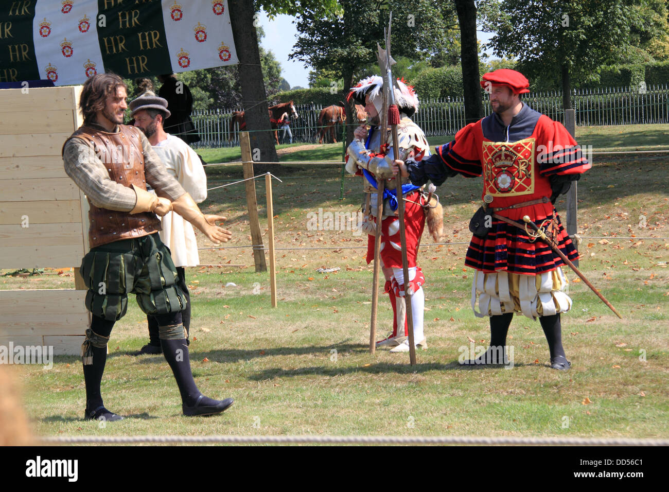 London, UK. 26th Aug, 2013. Tudor Joust, Hampton Court Palace, East ...