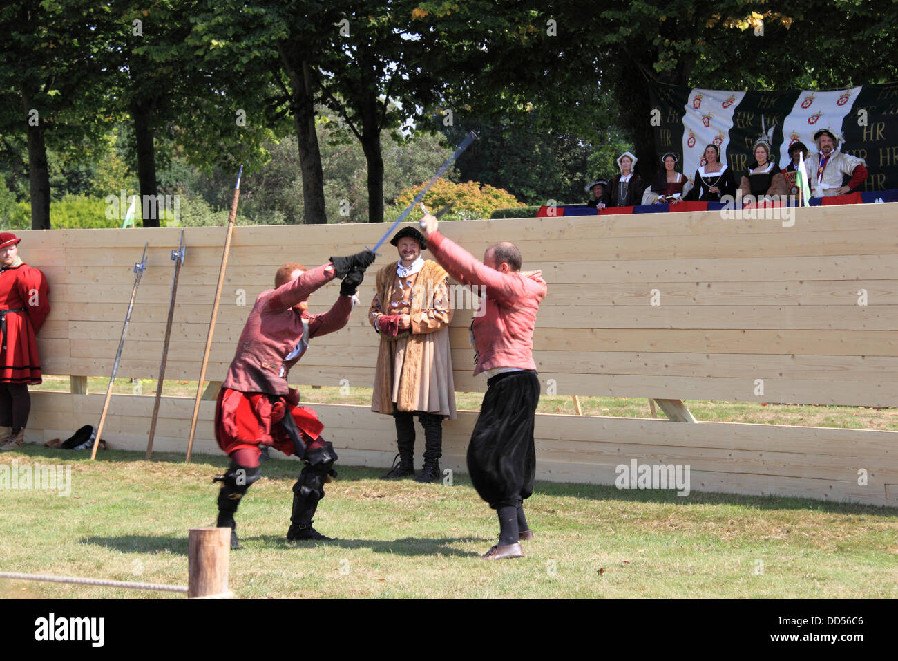 London, UK. 26th Aug, 2013. Tudor Joust, Hampton Court Palace, East ...
