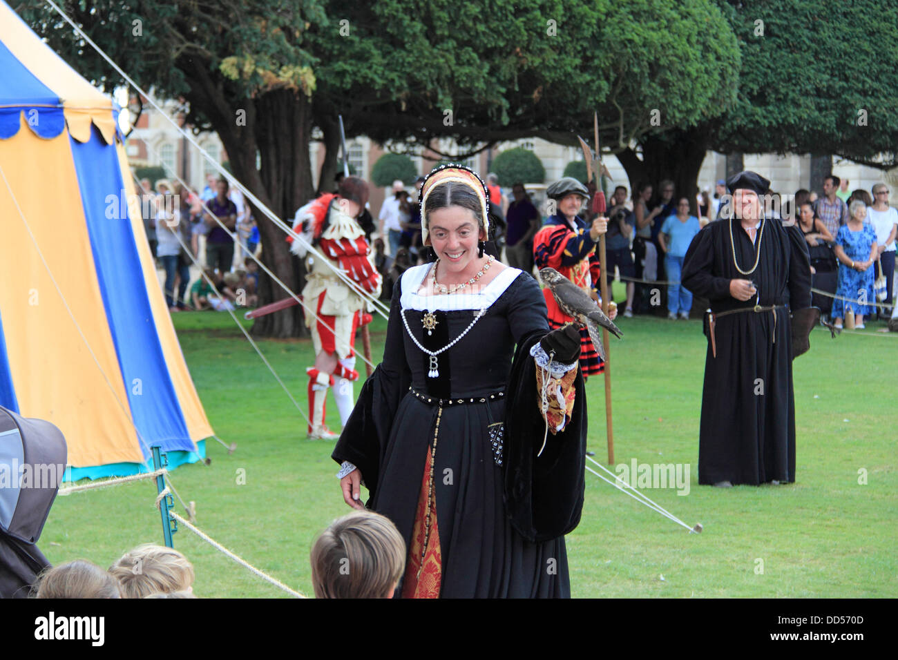 London, UK. 26th Aug, 2013. Tudor Joust, Hampton Court Palace, East ...