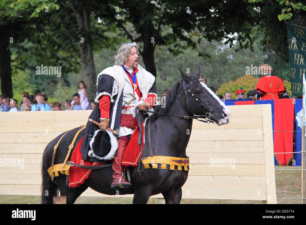 London, UK. 26th Aug, 2013. Tudor Joust, Hampton Court Palace, East ...