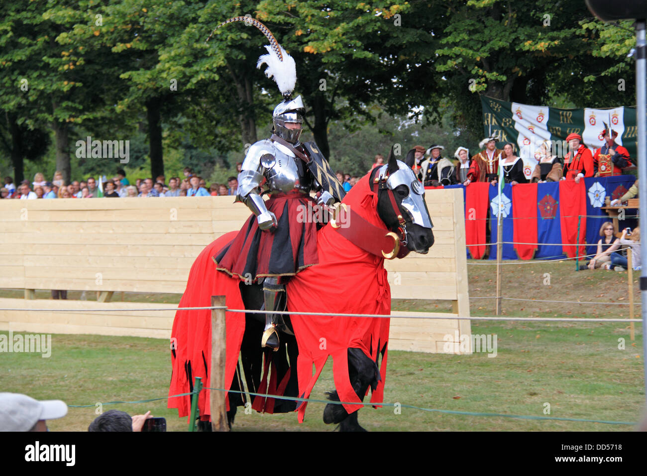 London, UK. 26th Aug, 2013. Tudor Joust, Hampton Court Palace, East ...