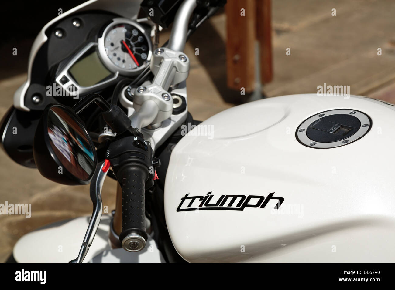 Triumph motorcycle hi-res stock photography and images - Alamy