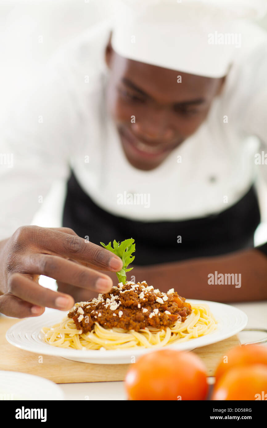 African chef preparing hi-res stock photography and images - Alamy