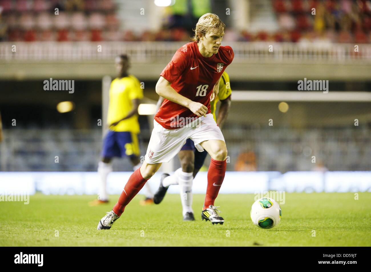 Dusan Basta (SRB), AUGUST 14, 2013 - Football / Soccer : International ...