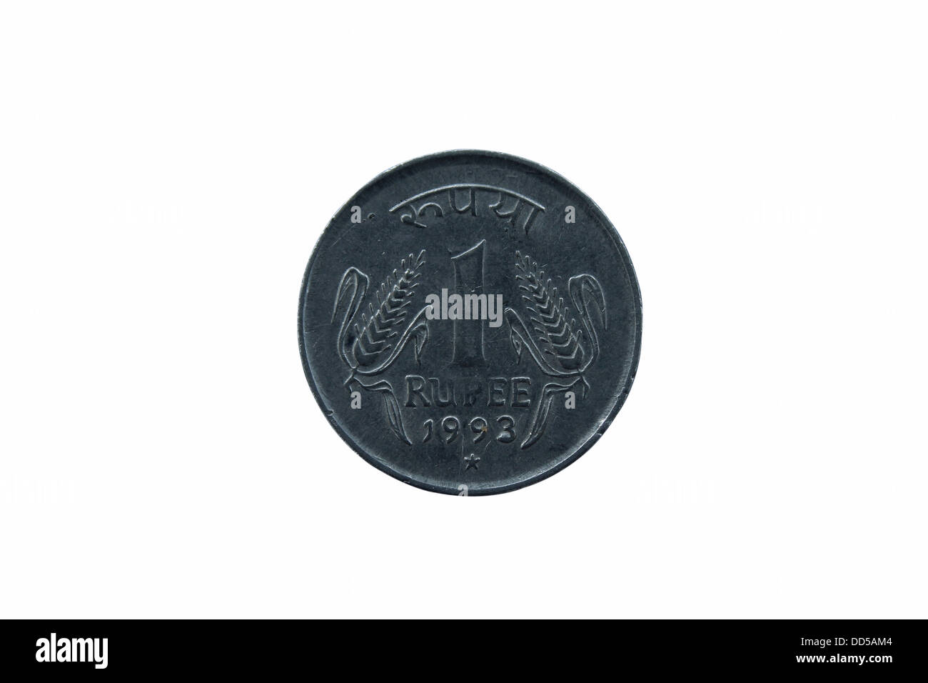 Indian one rupee coin hi-res stock photography and images - Alamy
