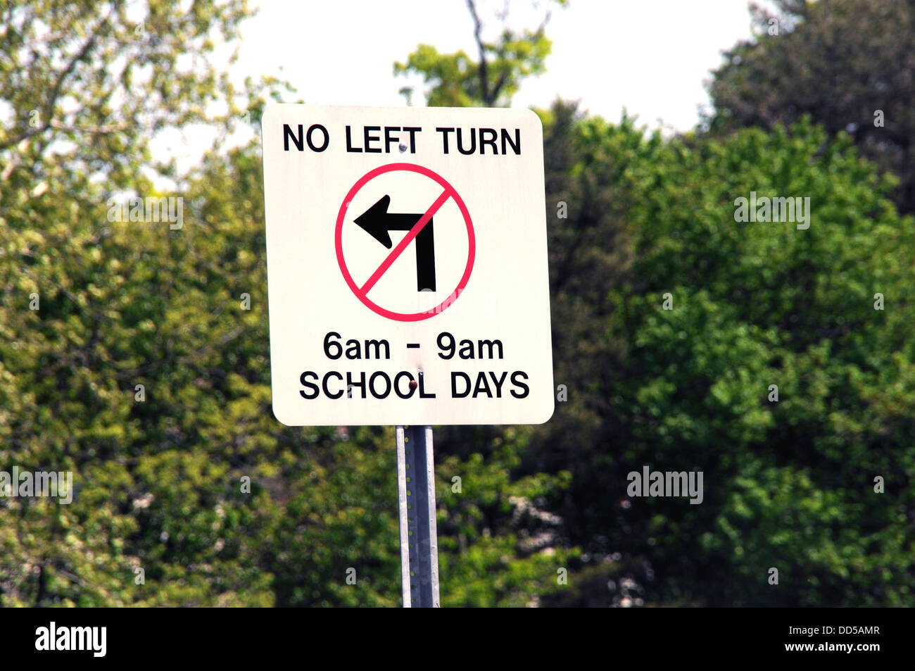 No Left Turn Sign High Resolution Stock Photography and Images - Alamy