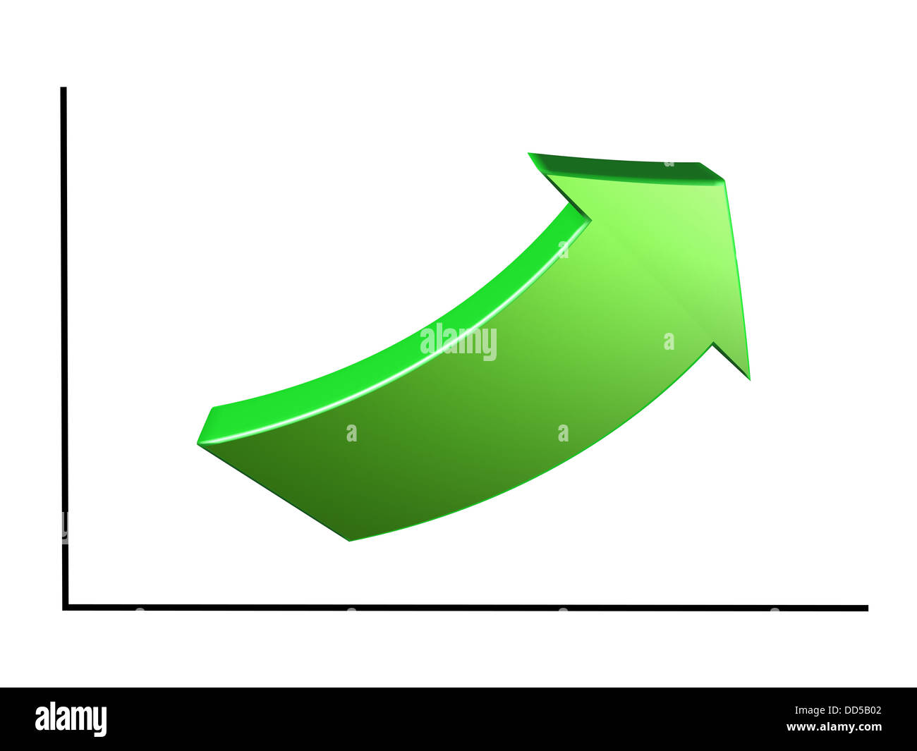 A conceptual line graph against a white background Stock Photo - Alamy