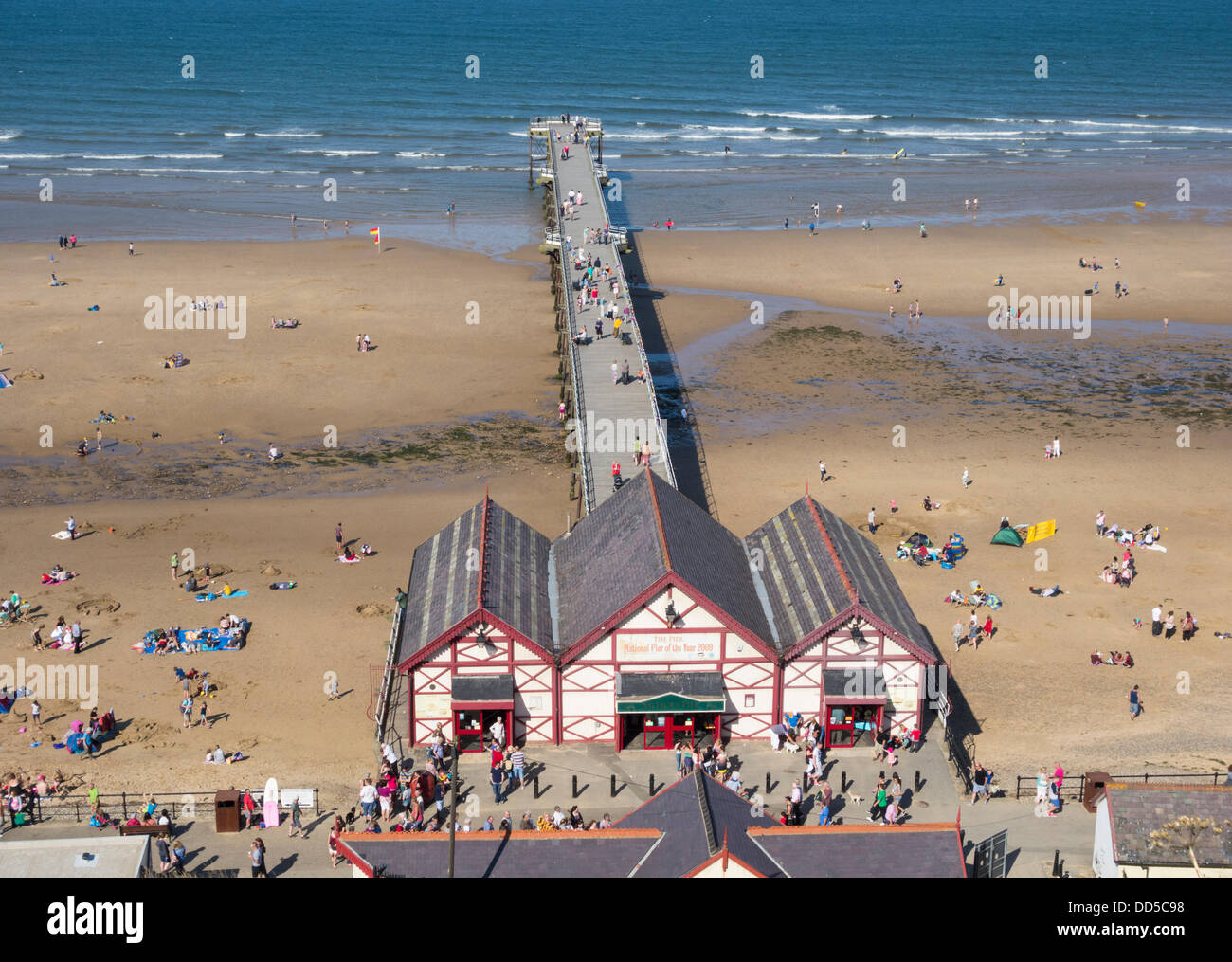Victorian pier, Saltburn by the sea, Cleveland, north east coast of ...