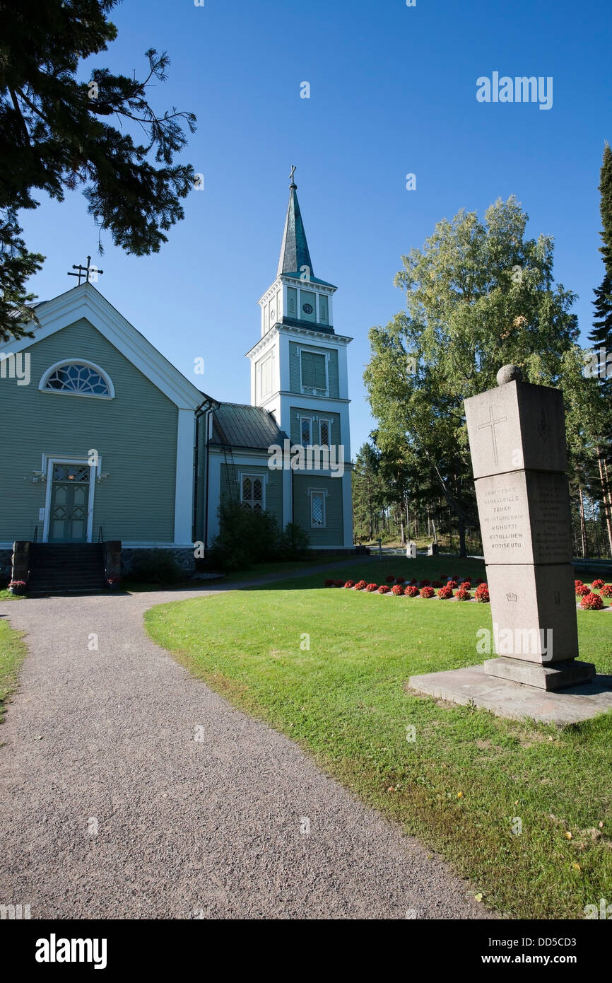 Church, Ruokolahti Finland Stock Photo - Alamy
