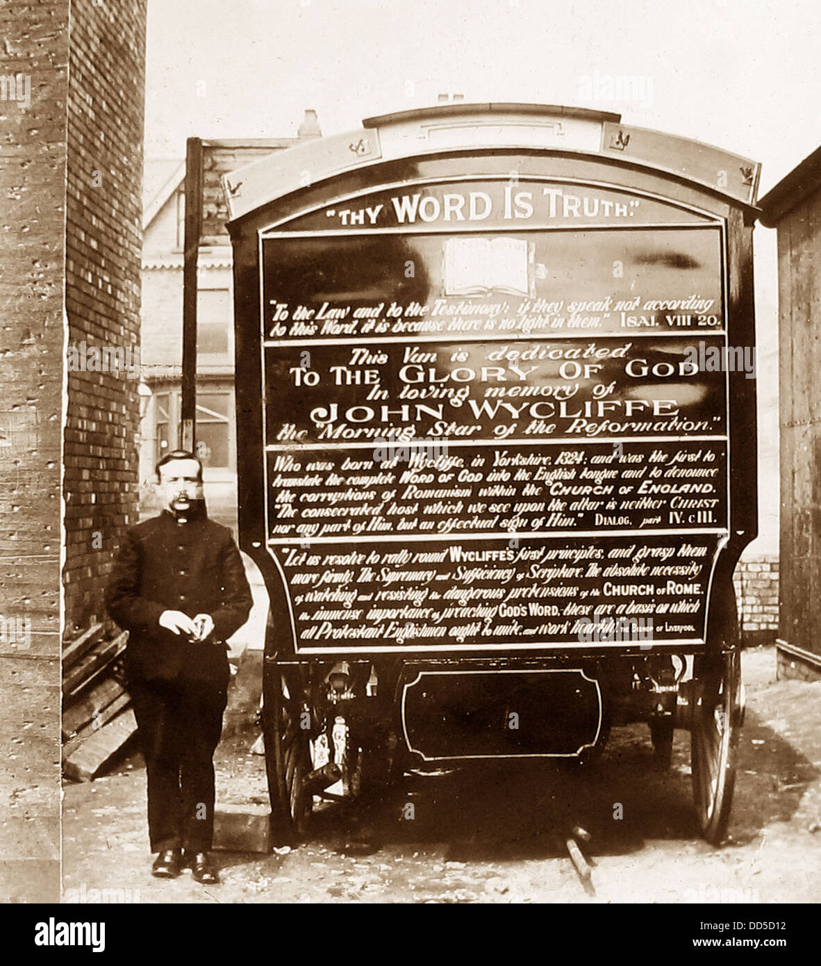 John Wycliffe Protestant Movement Travelling Preacher Victorian period ...